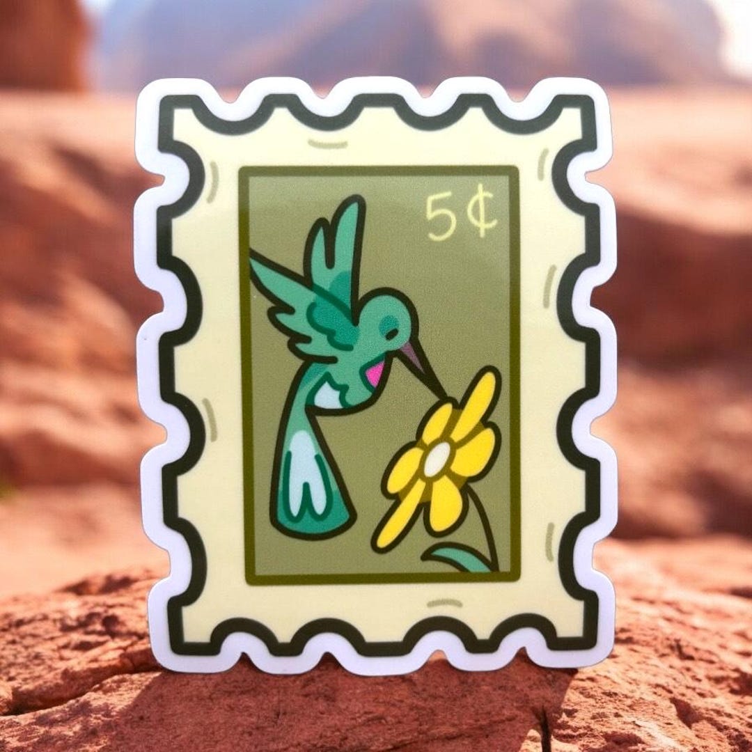 Hummingbird Stamp Decal | Indigenous | Native - Etsy