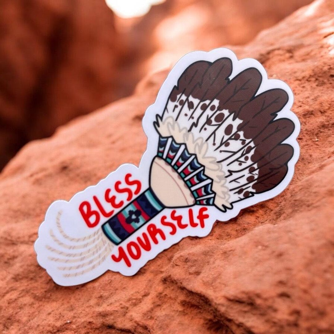 Native Ceremonial Fan Decal | Navajo - Etsy
