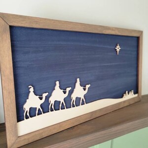 We Three Kings Picture, Christmas Decor, Three Wise Men Wall Art - Etsy
