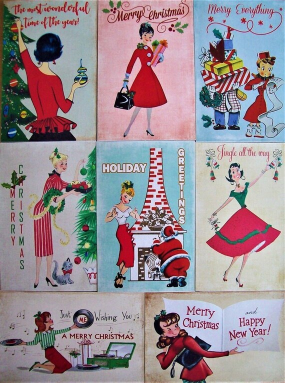 Vintage Christmas Card Designs 17 Vintage Christmas Cards That Will