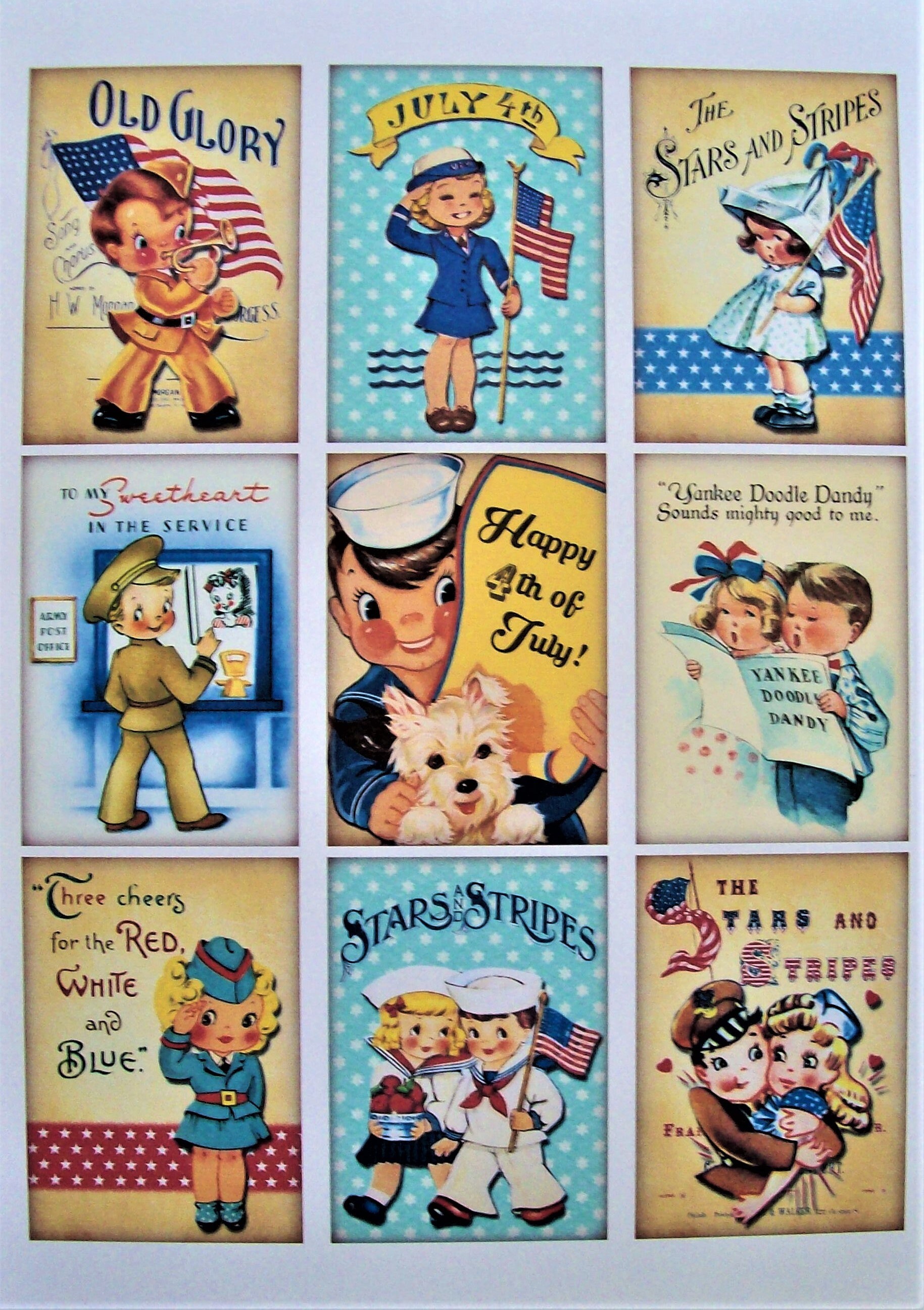 NEW Reproduction Vintage 1940s 1950s TAGS or STICKERS - Choose Design ...