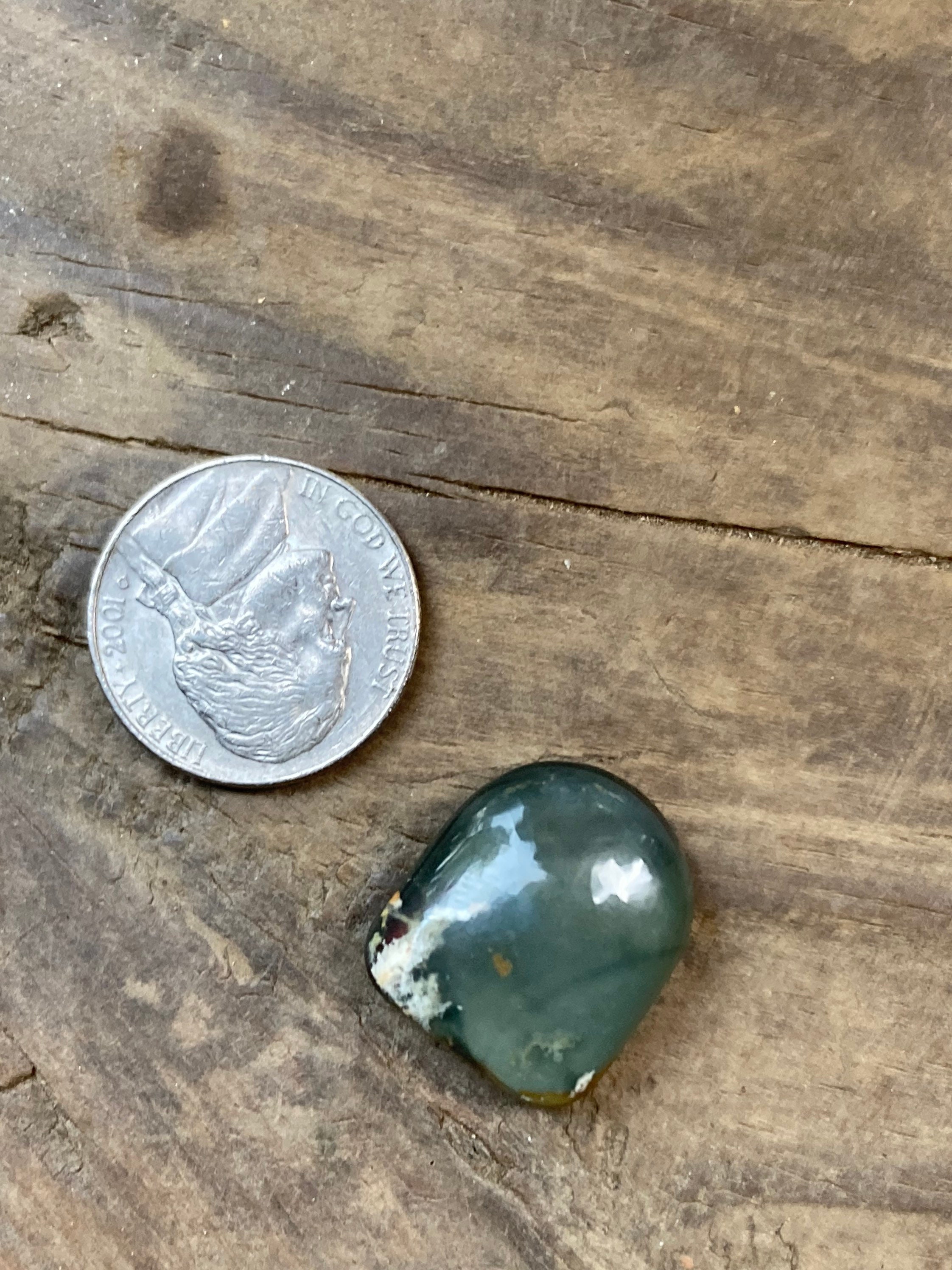 Graveyard Point Agate & Blue Mountain Jasper Doublet Cabochon - Etsy