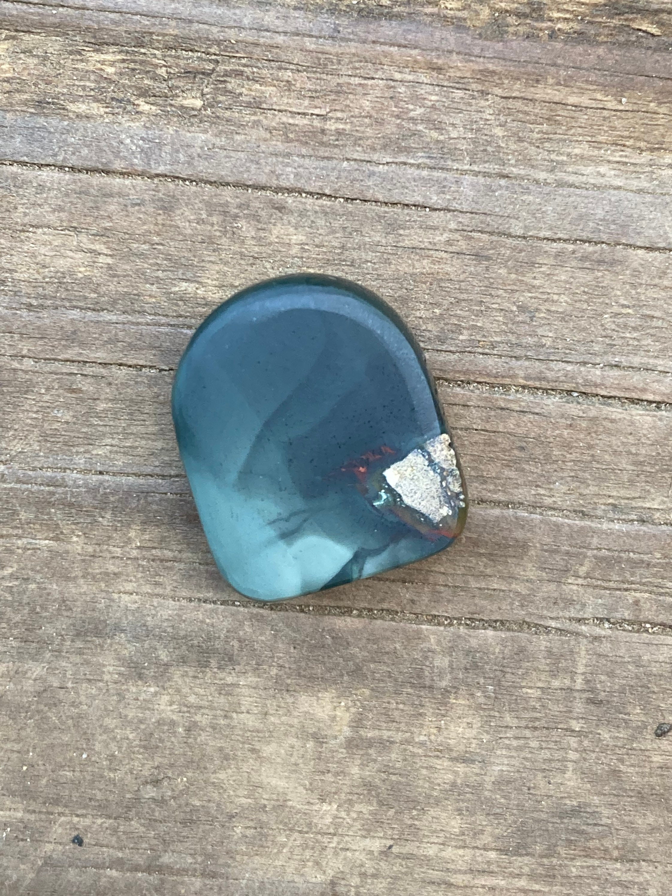 Graveyard Point Agate & Blue Mountain Jasper Doublet Cabochon - Etsy