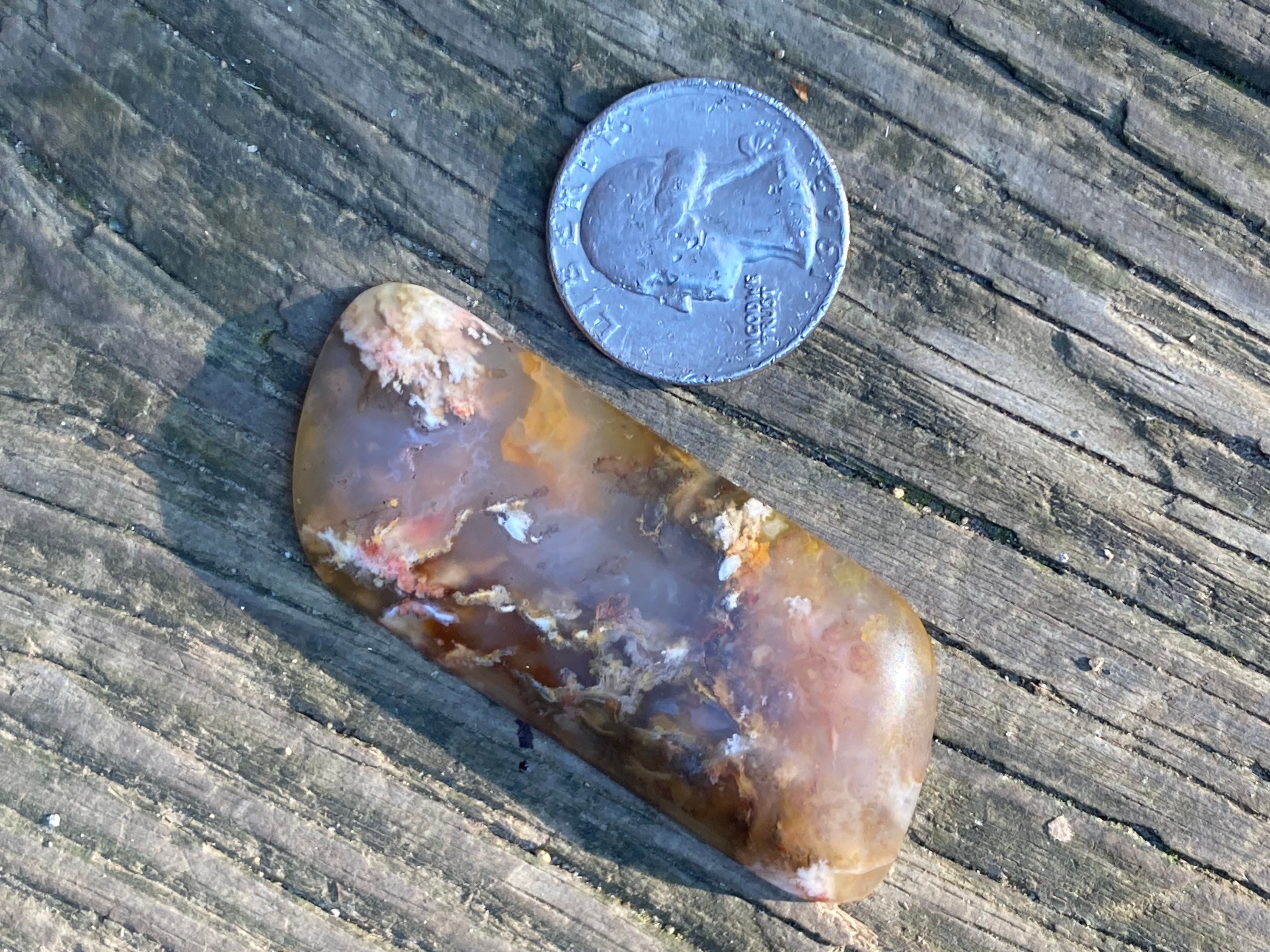 Regency Rose Plume Agate Freeform Designer Cabochon - Etsy
