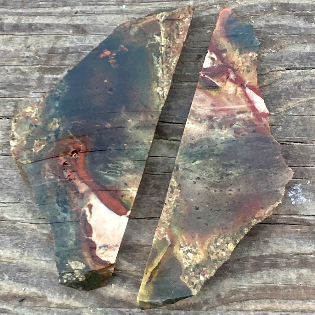 2 Morrisonite Jasper Slabs - Etsy