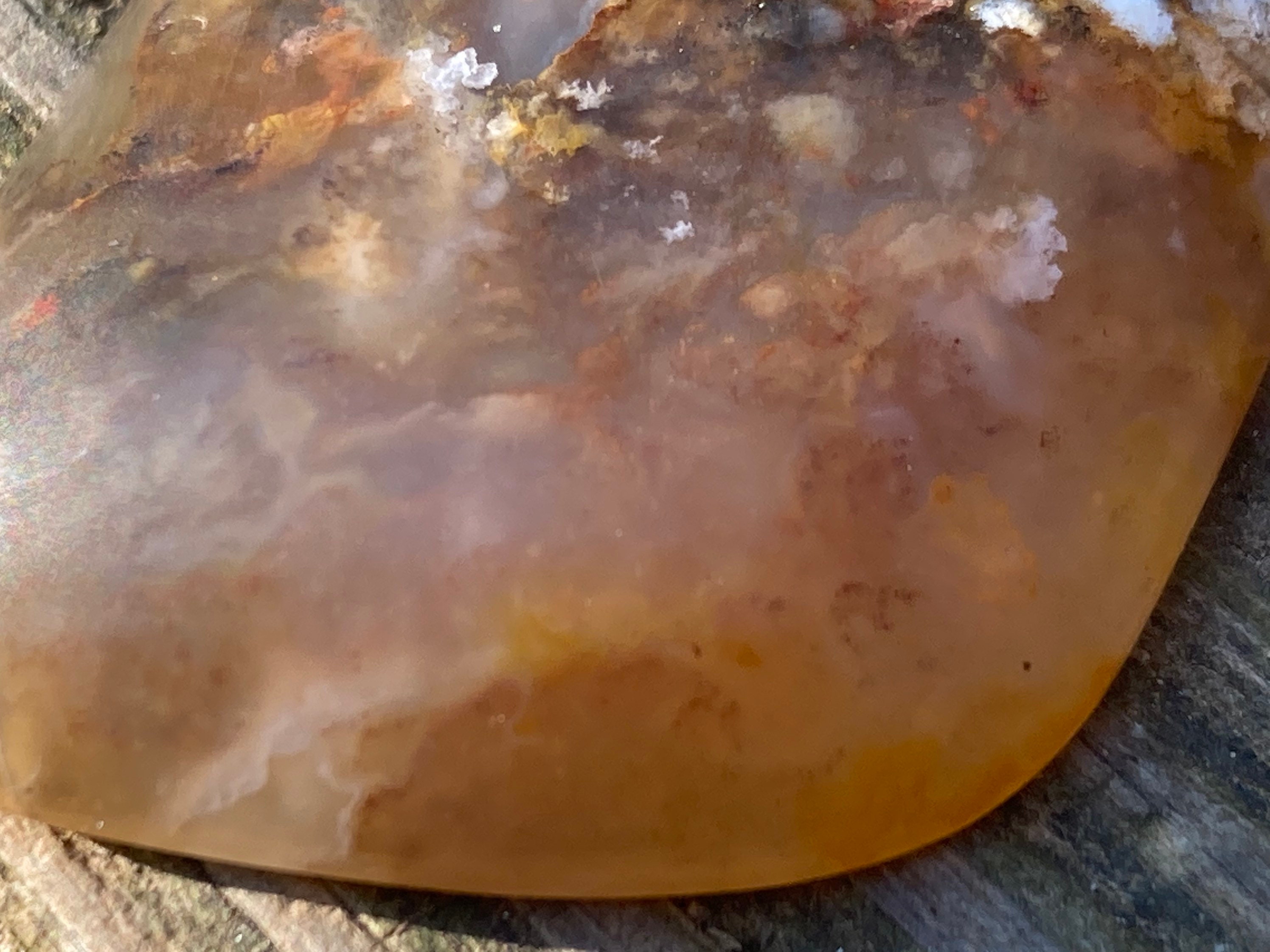 Regency Rose Plume Agate Freeform Designer Cabochon - Etsy