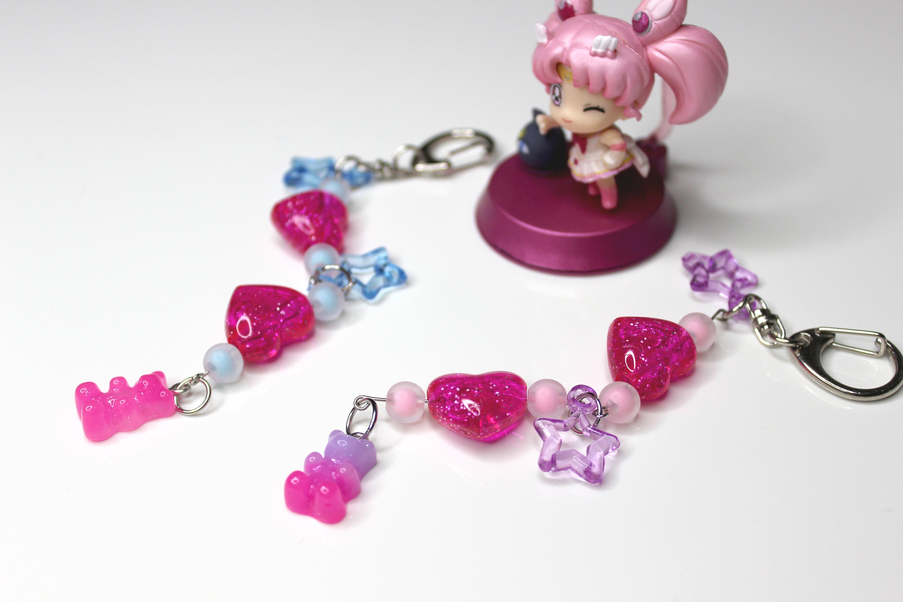 Keychain Handmade Gifts Cute Keychain Cute Phone Charm | Etsy