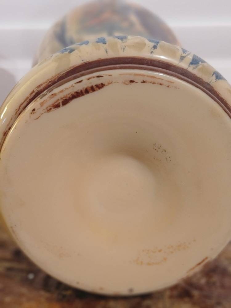 Antique Bristol Glass Vase - Etsy