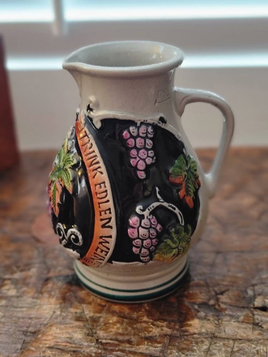 Vintage German Wine Pitcher - Etsy
