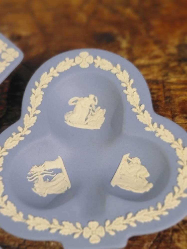 Wedgwood Blue Jasperware Bridge Set - Etsy