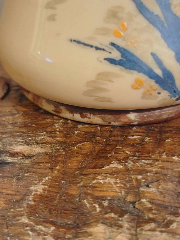 Antique Bristol Glass Vase - Etsy