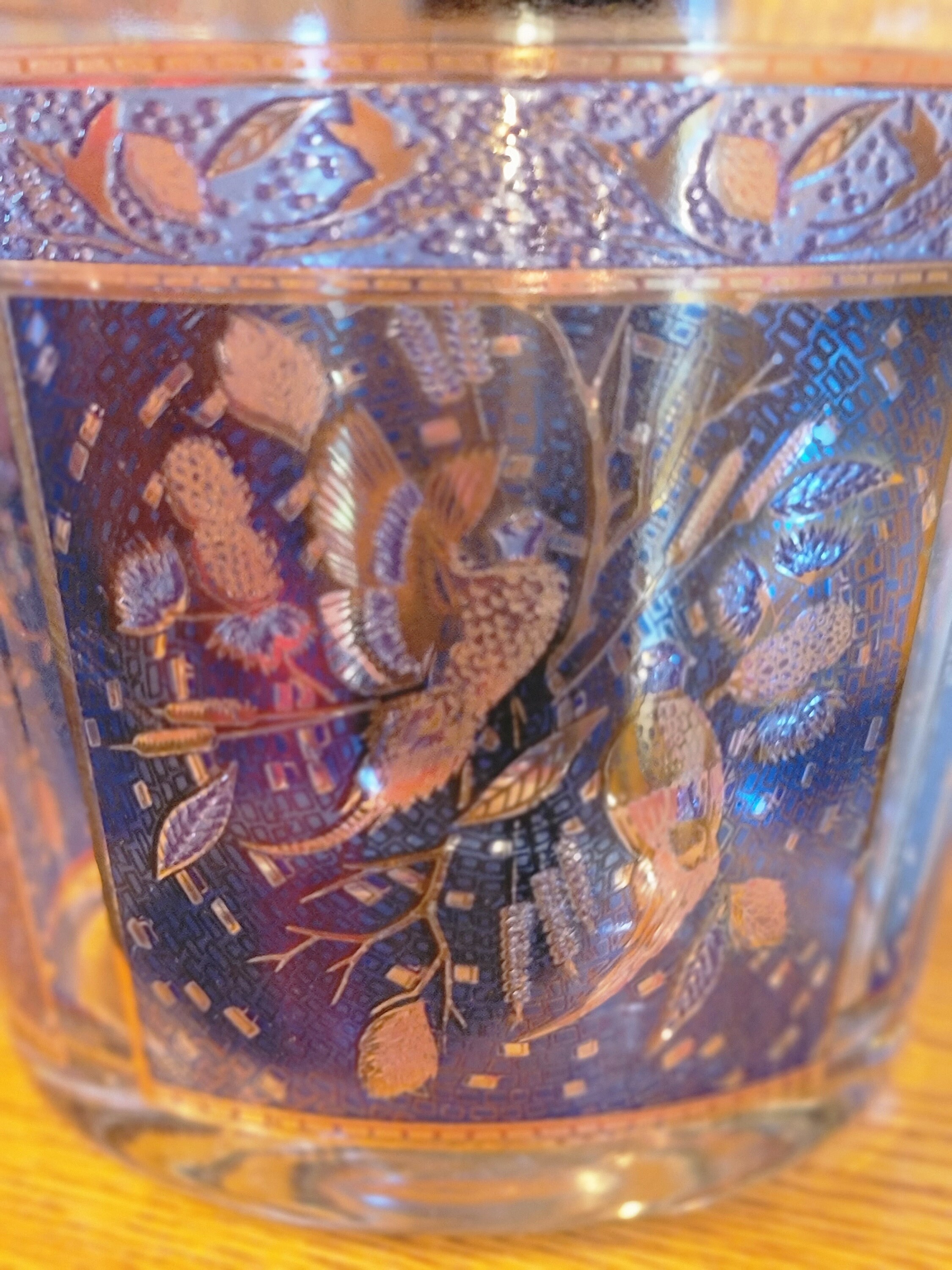 Houze Glass Pheasant Ice Bucket - Etsy