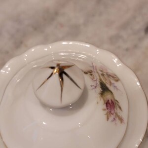 Porcelain Rose Creamer and Sugar Dish - Etsy