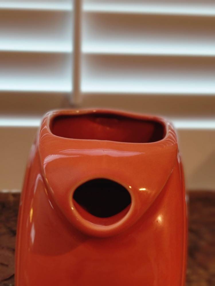 Large Fiestaware Pitcher in Persimmon - Etsy