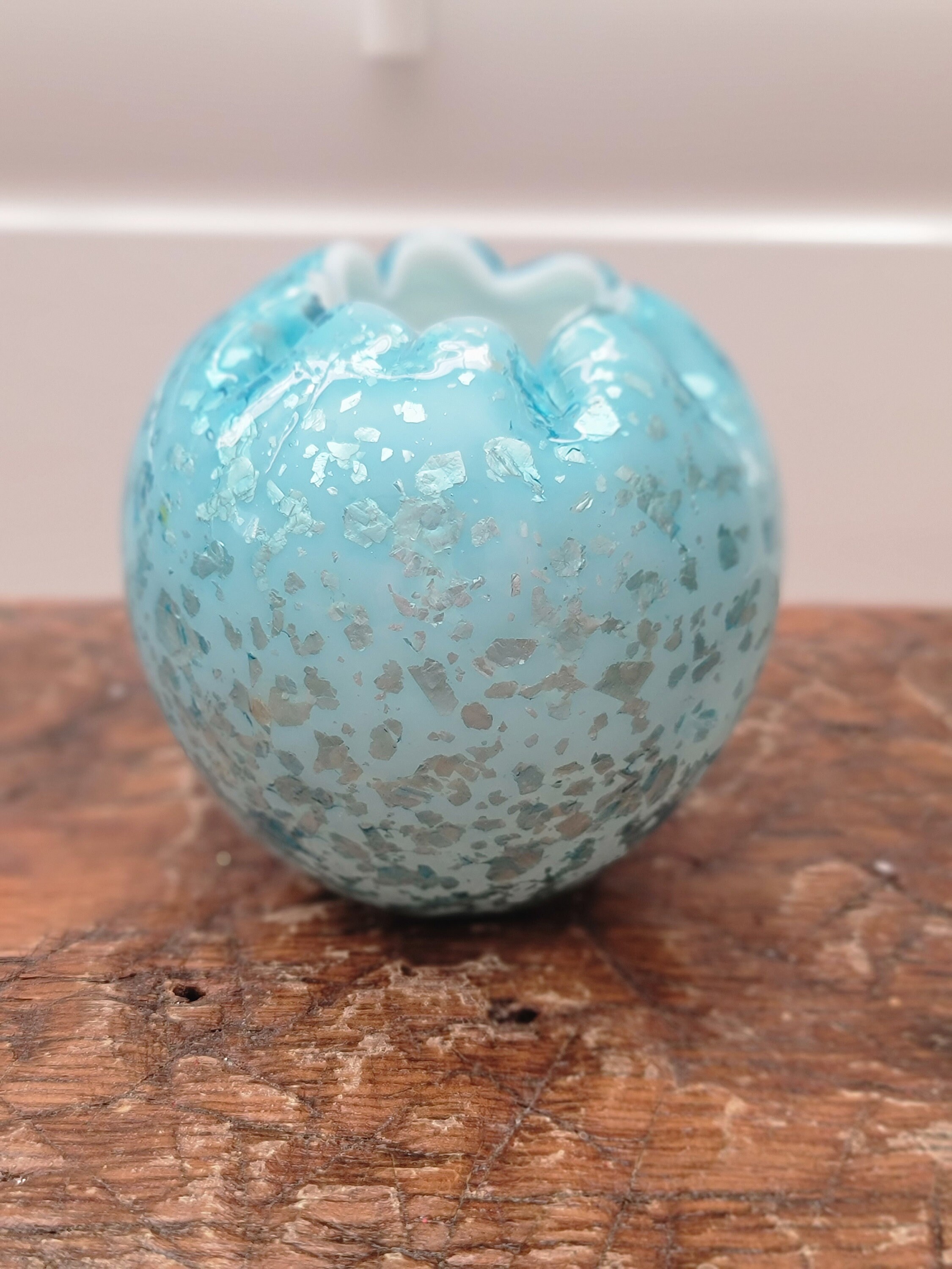 Spangle Glass Rose Bowl - Etsy