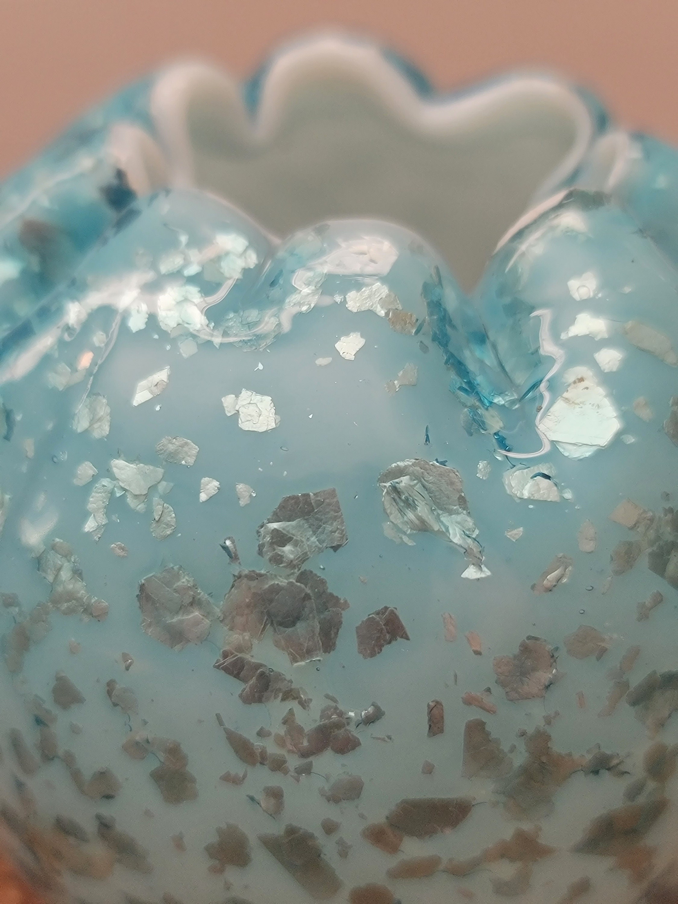 Spangle Glass Rose Bowl - Etsy