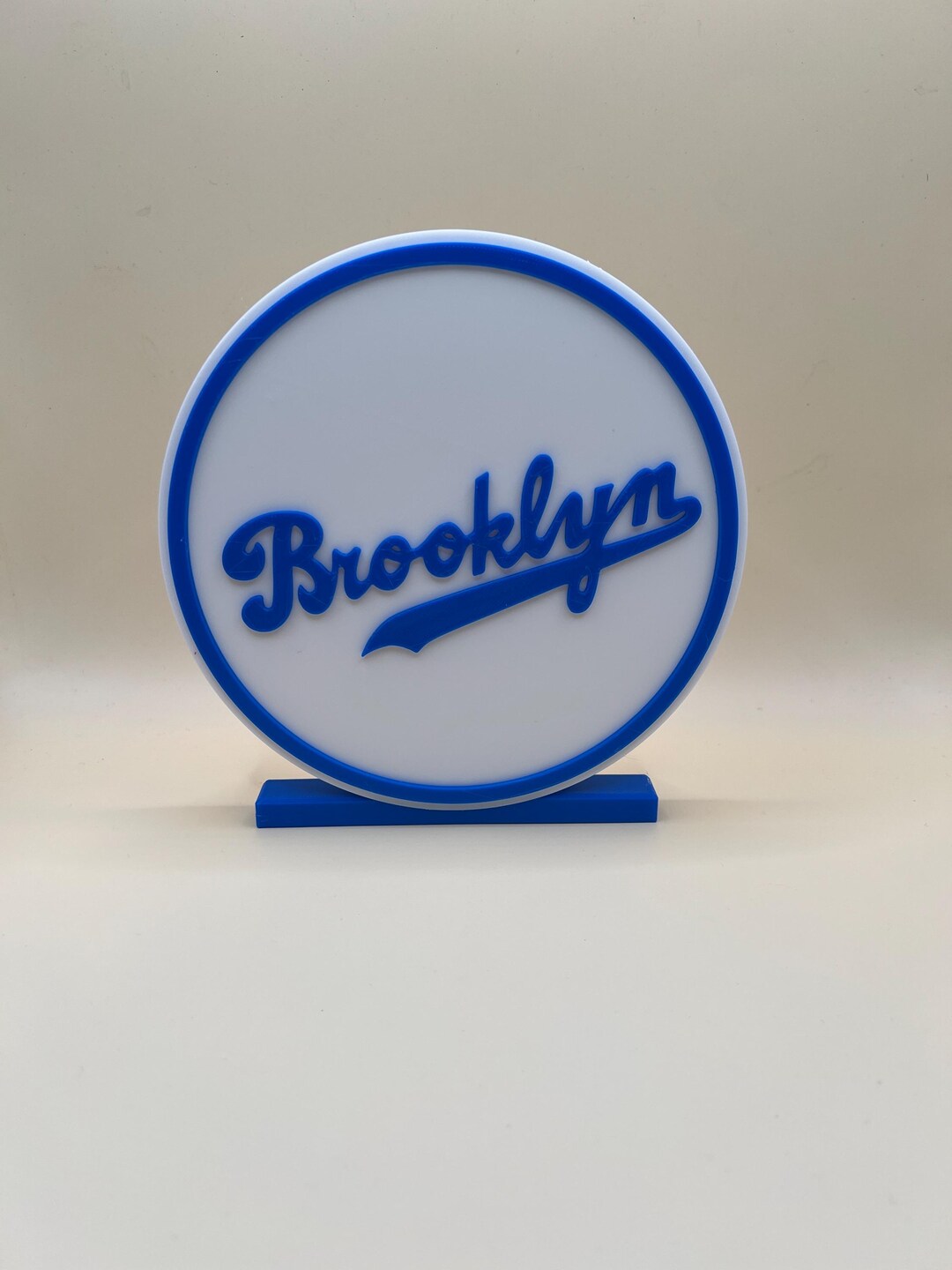 Brooklyn Dodgers | Desk Decoration | Dodgers Logo | Shelf Sitter ...
