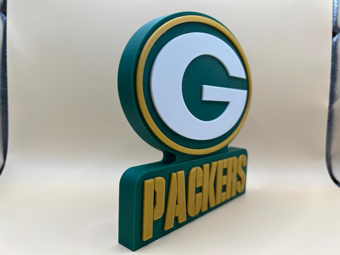 Greenbay Packers | Desk Decoration | Packers Logo | Shelf Sitter ...