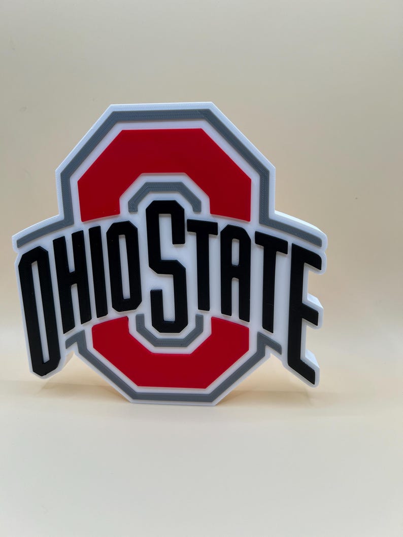 Ohio State Emblem | Desk Decoration | Ohio State Logo | Shelf Sitter ...