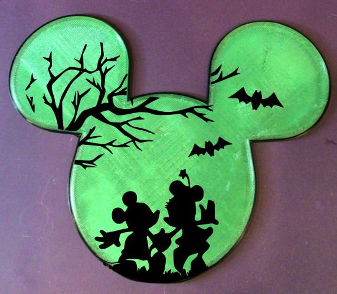 Mickey and Minnie; Wall Decoration; Halloween; Mickey Head; Cruise Door ...