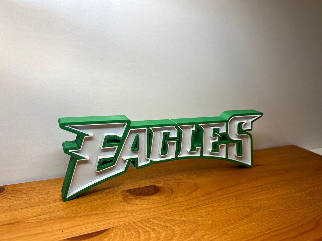 Philadelphia Eagles | Desk Decoration | Eagles Logo | Shelf Sitter ...