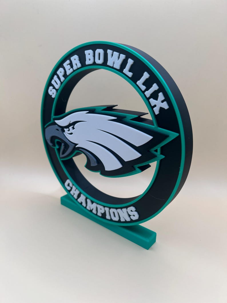 Philadelphia Eagles | Desk Decoration | Eagles Logo | Shelf Sitter ...