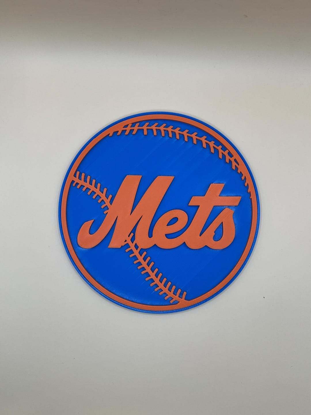 New York Mets Wall Sign Mets Logo Wall Decoration Sports Decor Baseball ...