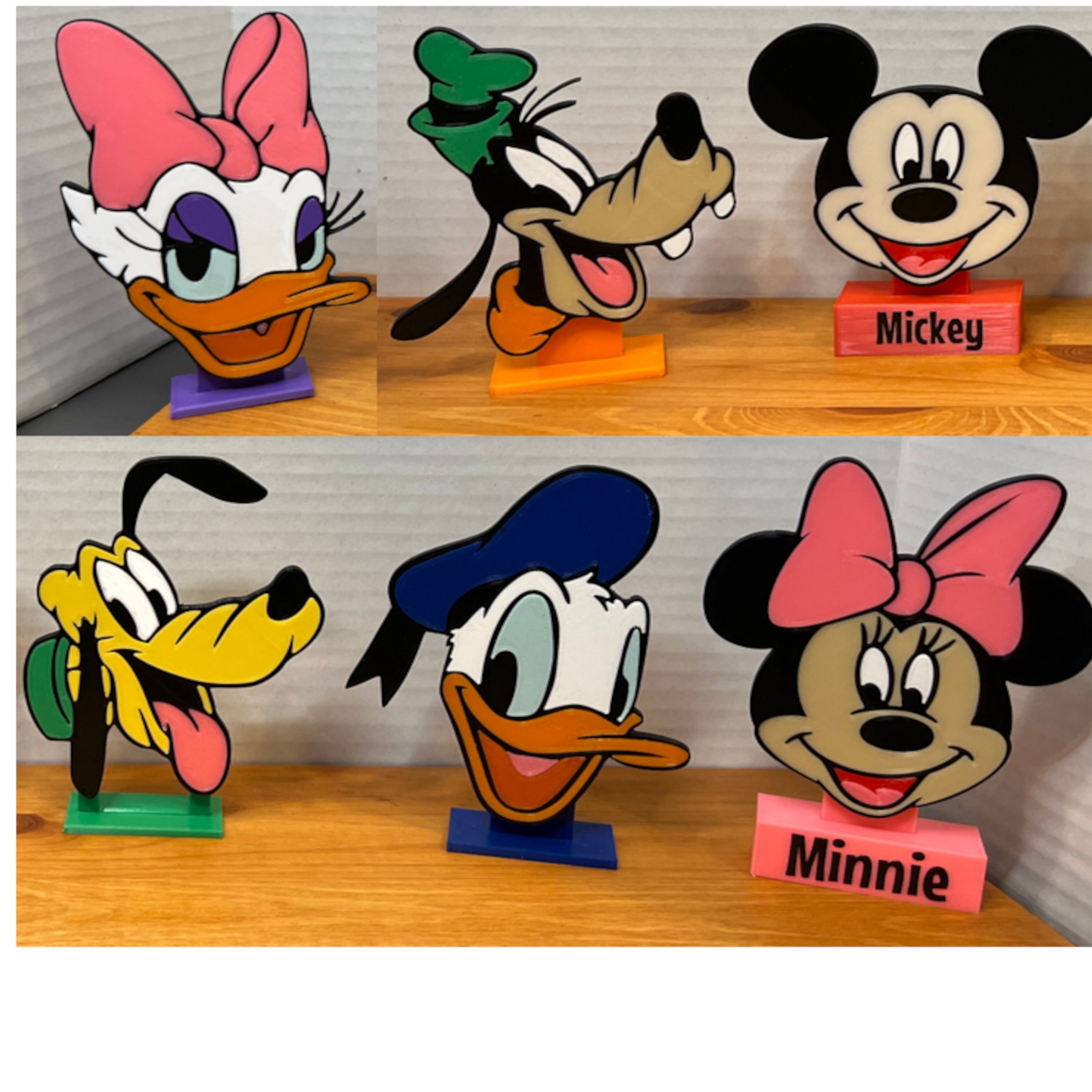 Disney Characters; Mickey Mouse; Minnie Mouse; Goofy; Pluto; Donald ...
