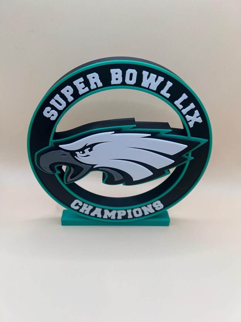 Philadelphia Eagles | Desk Decoration | Eagles Logo | Shelf Sitter ...