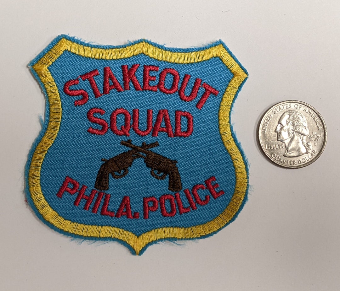 Philadelphia Police Stakeout Squad Sew-on Patch 3 X 3 In. - Etsy