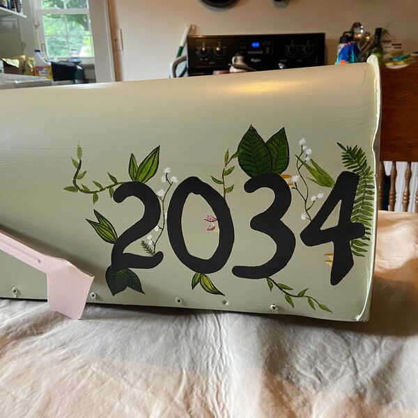 Painted Mailbox - Etsy