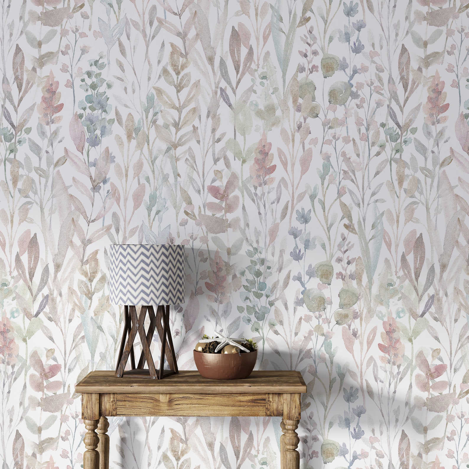 Removable Wallpaper Floral Peel and Stick Wallpaper Wall Mural Spring ...