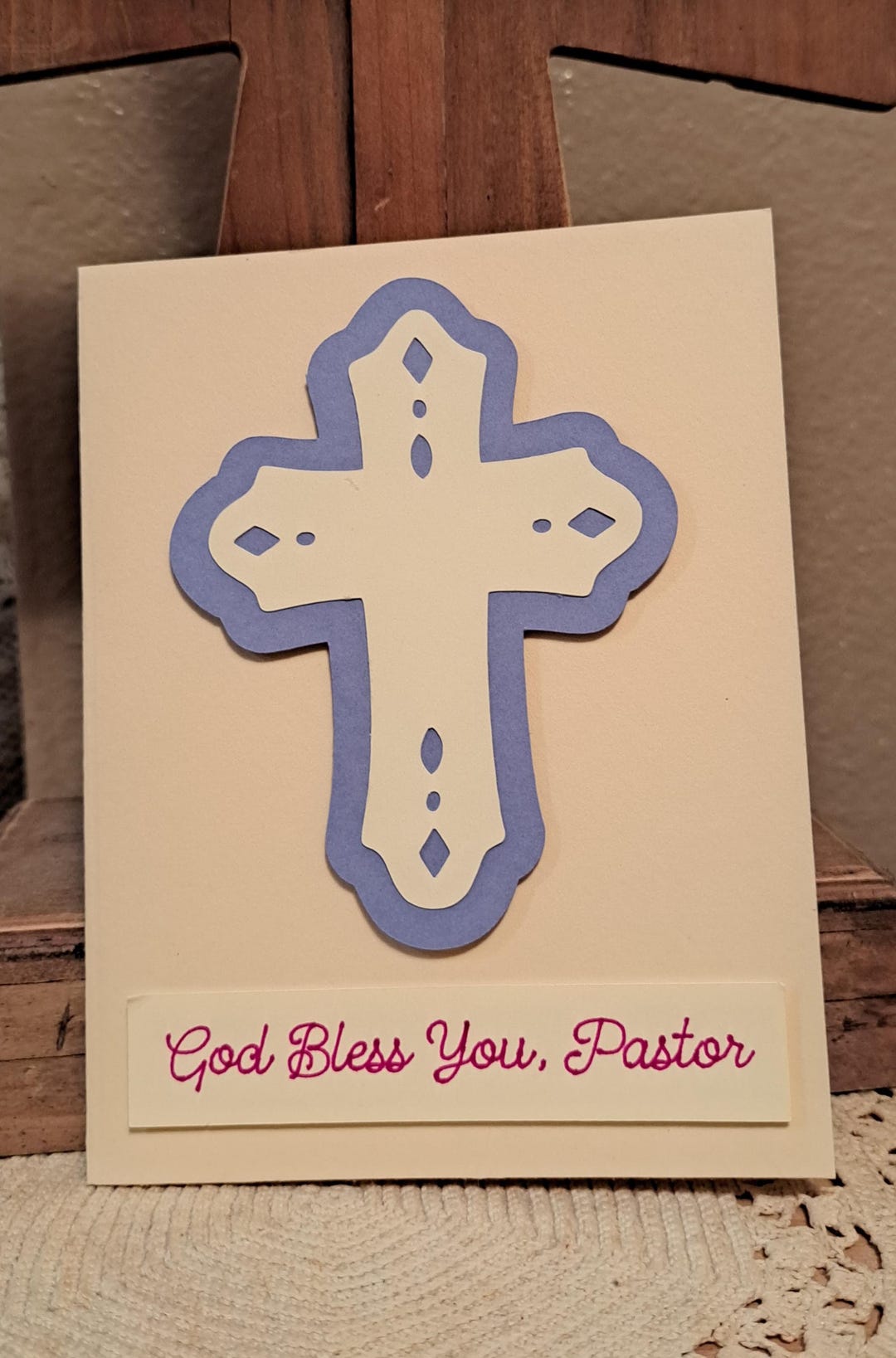 Handmade Pastor Appreciation Card and Bookmark Set - Etsy