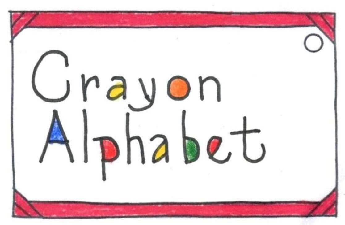 Alphabet Flashcards, Crayon Themed, Laminated , 4 Bonus Shape ...