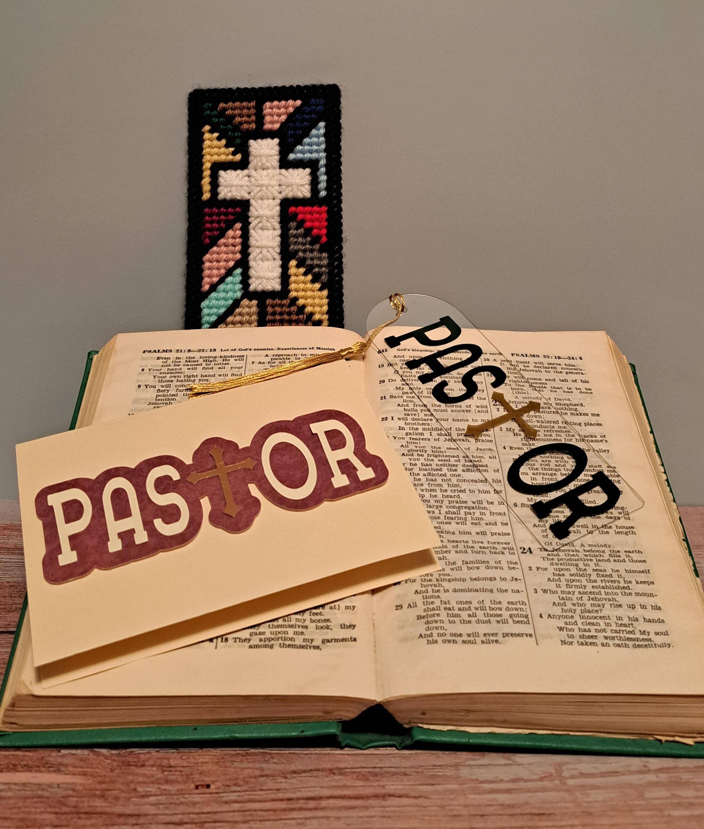 Handmade Pastor Appreciation Card and Bookmark Set - Etsy