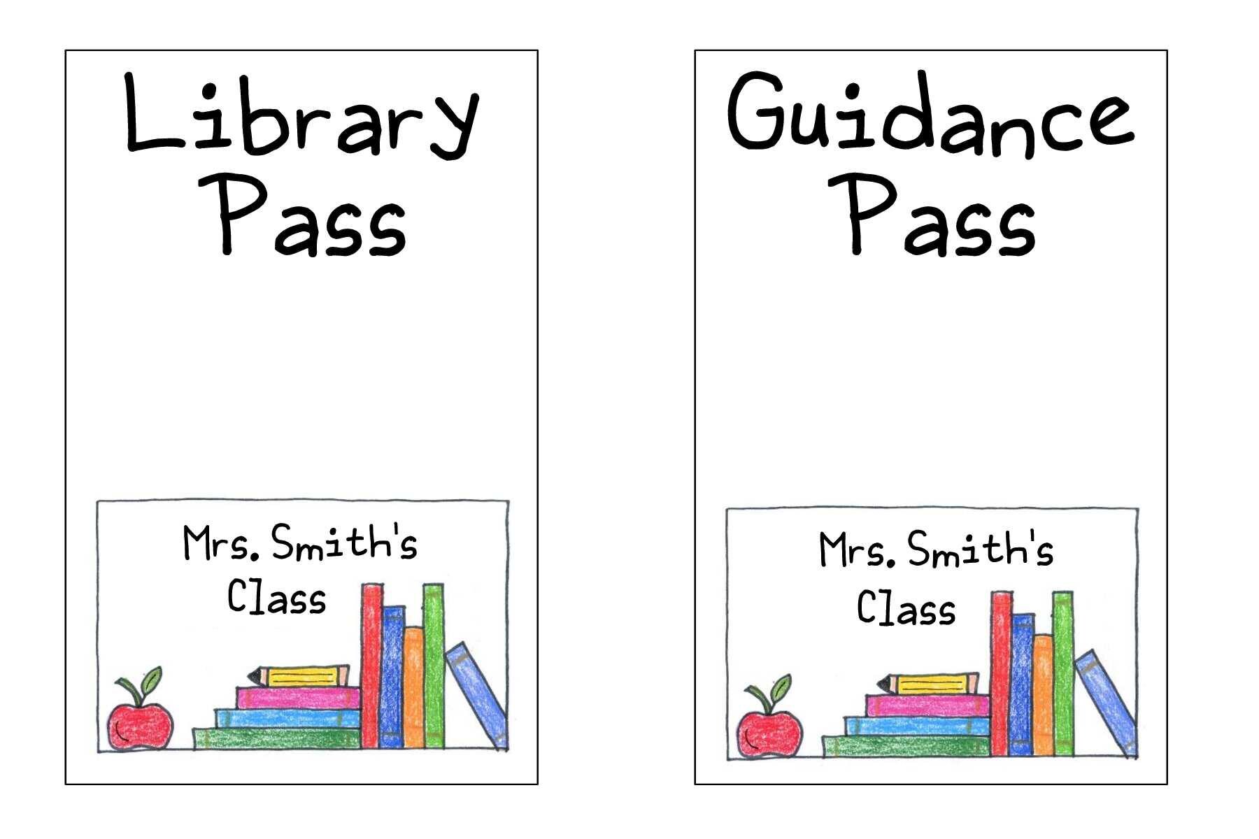 Teacher Classroom Passes | Laminated | Includes Lanyard - Etsy