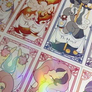MLP Tarot,glowing Tarot Cards，22 Major Arcana Tarot Cards, Oversized ...