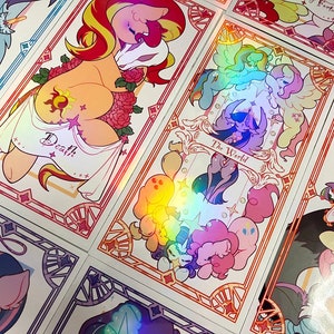 MLP Tarot,glowing Tarot Cards，22 Major Arcana Tarot Cards, Oversized ...