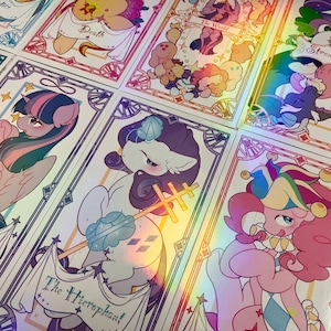 MLP Tarot,glowing Tarot Cards，22 Major Arcana Tarot Cards, Oversized ...