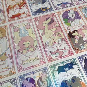 MLP Tarot,glowing Tarot Cards，22 Major Arcana Tarot Cards, Oversized ...