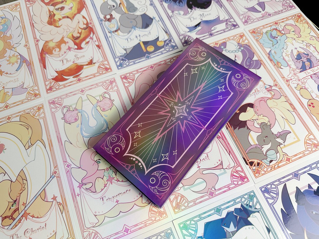 MLP Tarot,glowing Tarot Cards，22 Major Arcana Tarot Cards, Oversized ...
