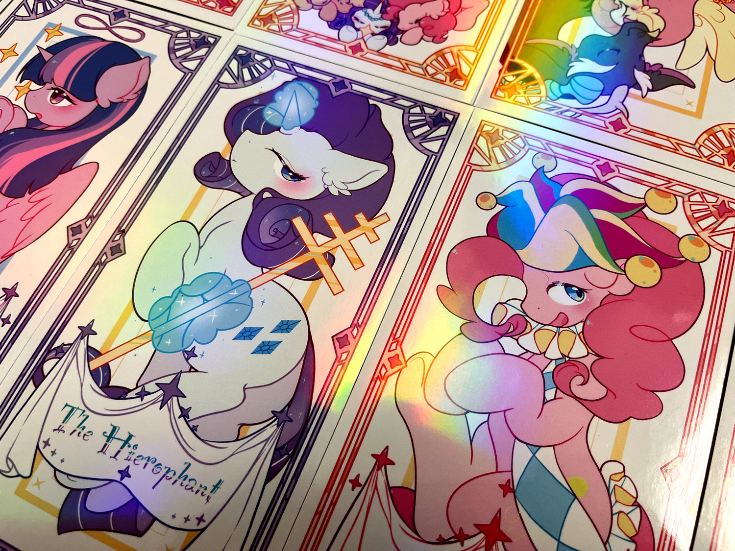 My Little Pony Tarotglowing Tarot Cards22 Major Arcana Tarot - Etsy