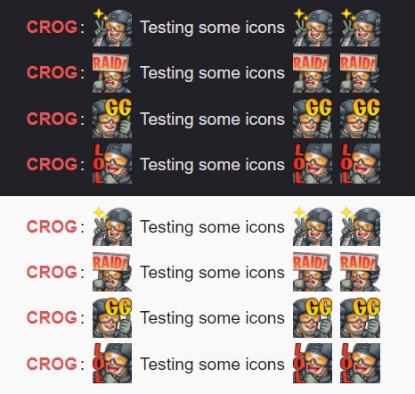 4x Super Cool Army Twitch Emotes Package - Etsy