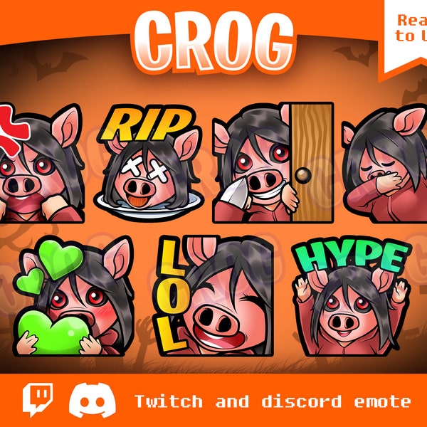 Dbd Pig Emotes - Etsy