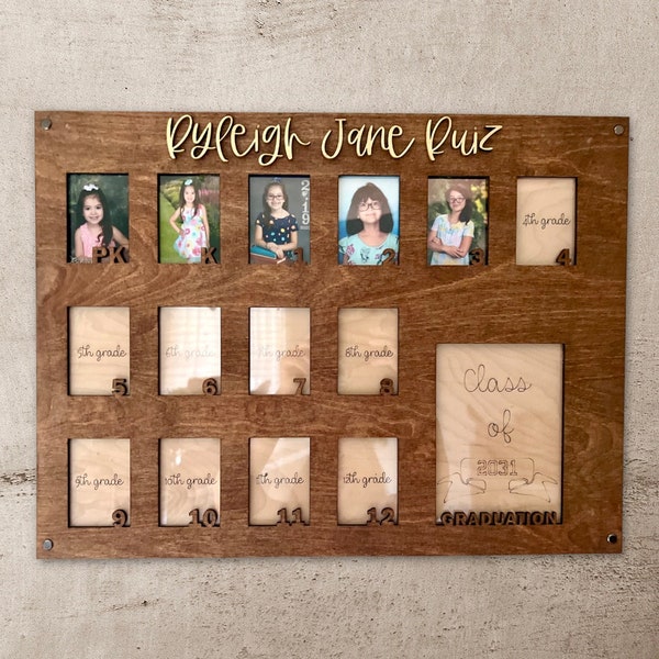 School Picture Frame - Etsy