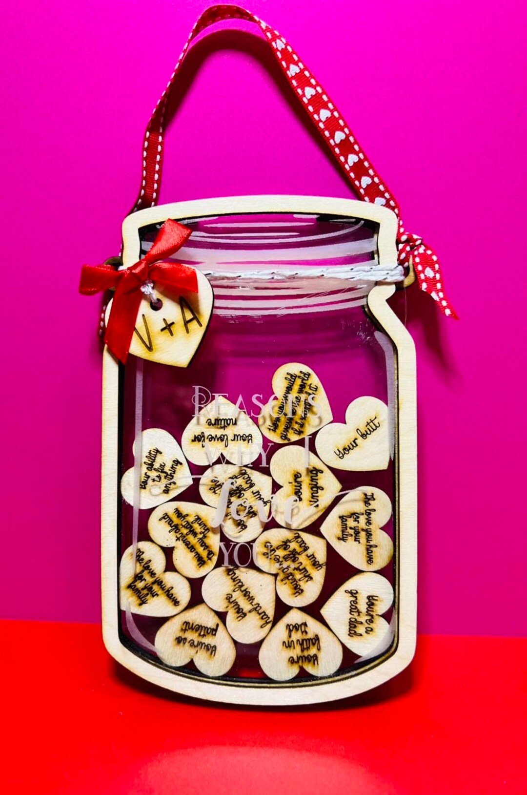 Adorable Reasons Why I Love You Shakable Mason Jar Personalized ...