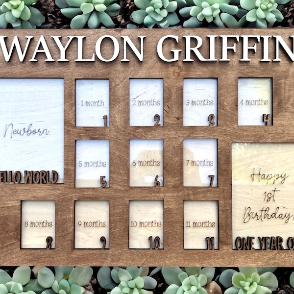 My First Year Frame - Etsy