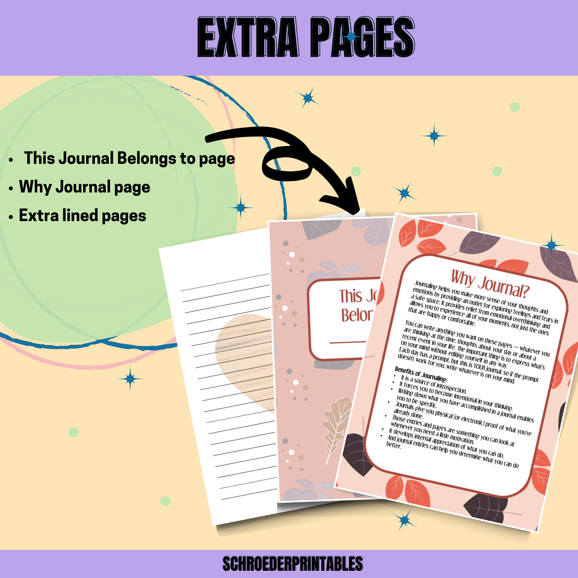 November 30-day Gratitude Printable Journal, Daily Prompts, Self ...