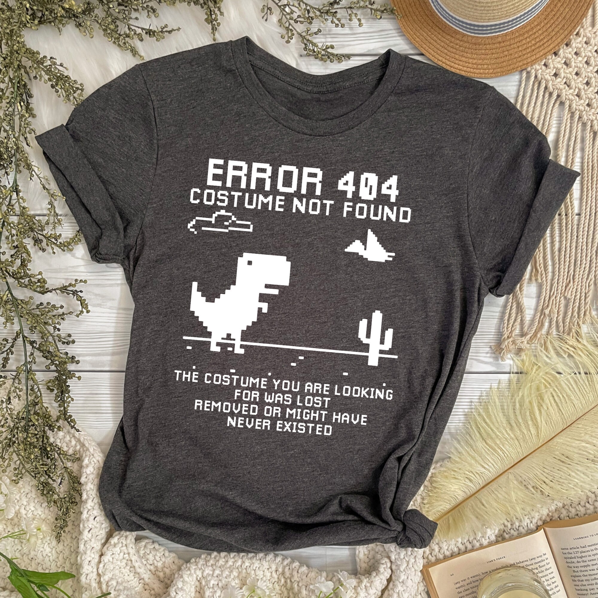 Error 404 Costume Not Found Shirt Funny Halloween Shirt - Etsy Error 404 Costume Not Found Shirt Funny Halloween Shirt - Etsy