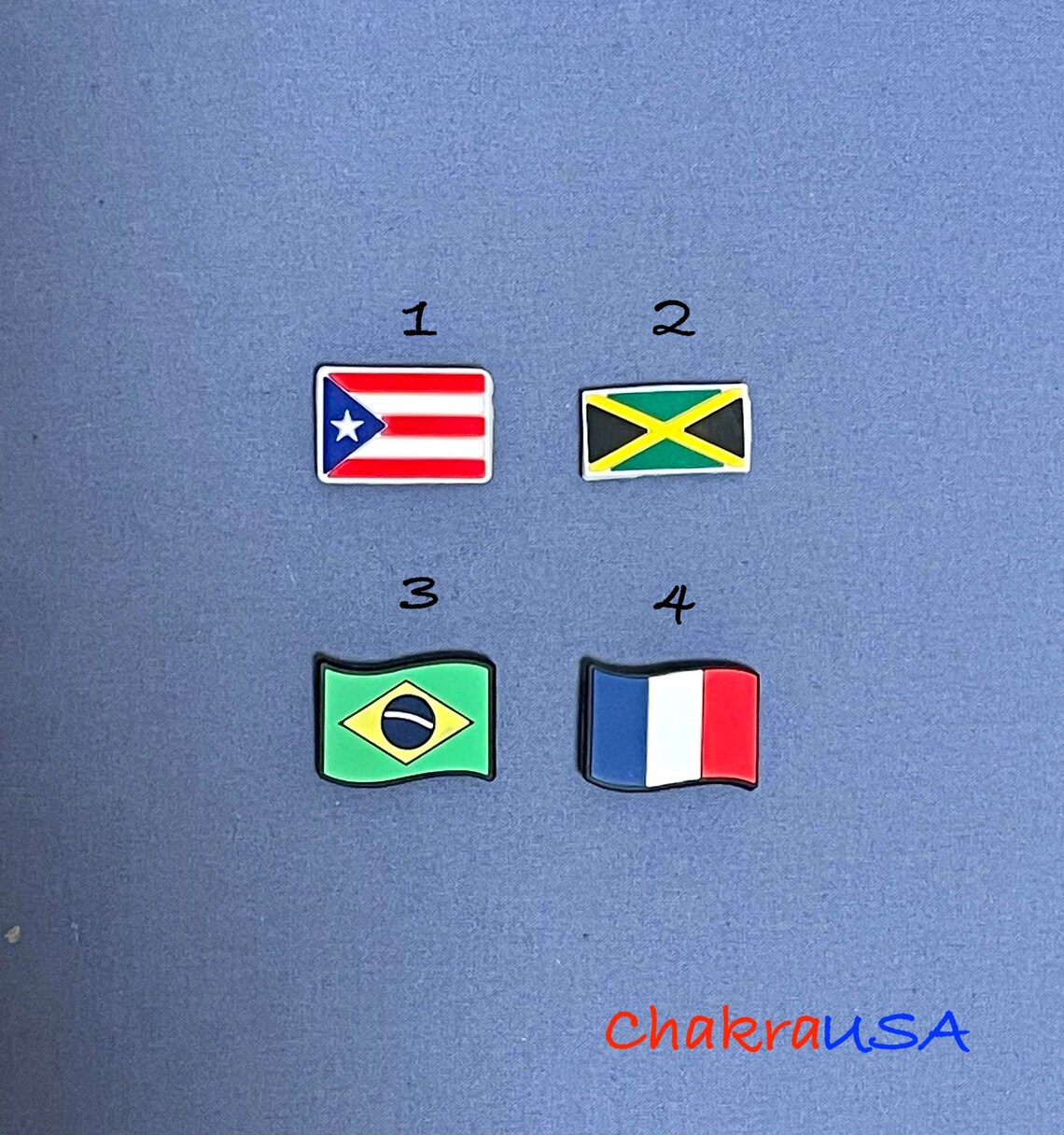 Crocs Charm COUNTRY FLAGS Charms for Your Crocs Charms | Etsy
